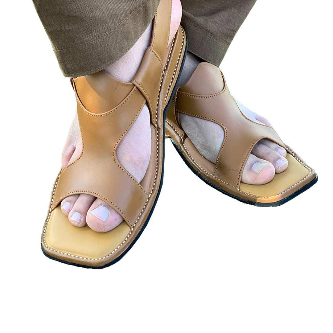 Pure Handmade Leather Peshawari chappal and Kaptan chappal – Handmade Mafia