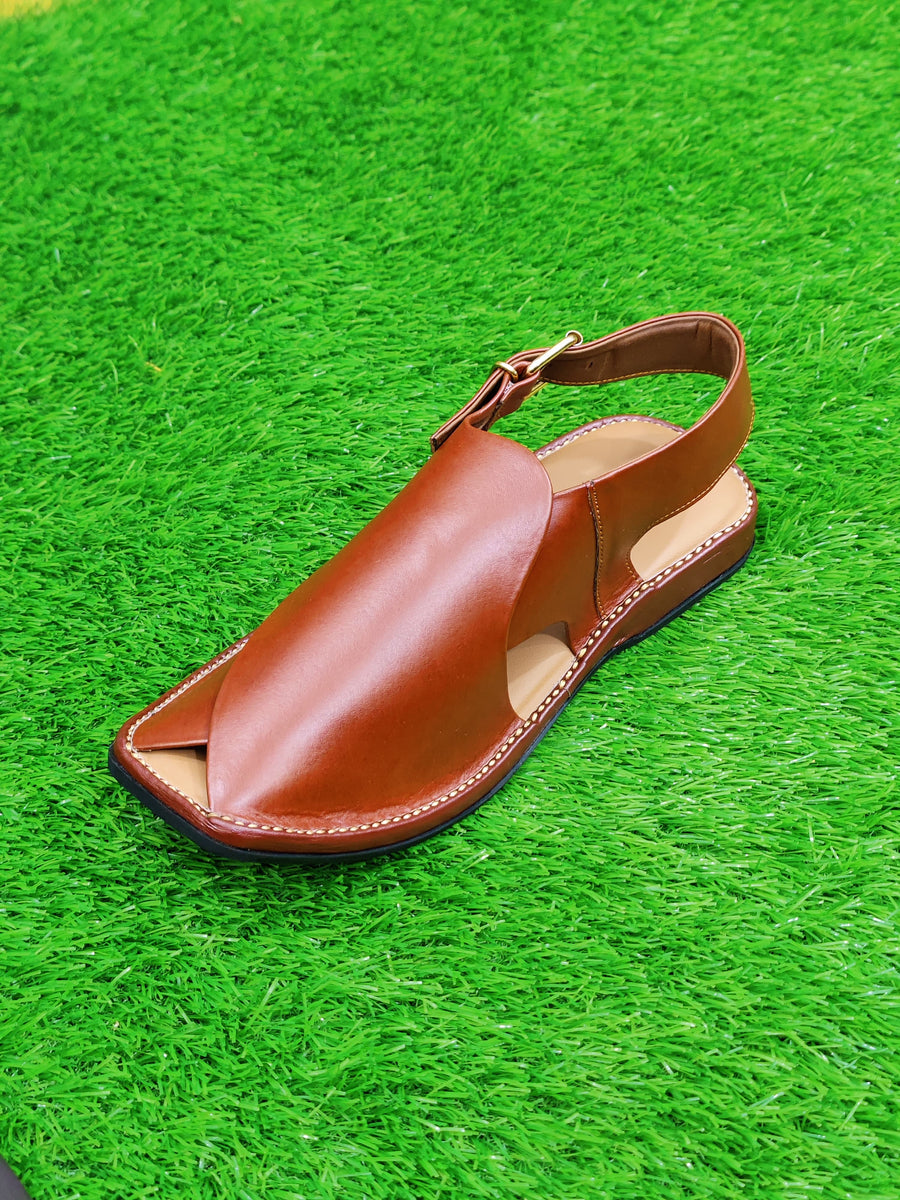 Article M-0011 exquisite craftsmanship of Brown Khyber handmade Chappa ...