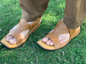 Article M-018 exquisite craftsmanship of Zalmi Panjedar Brown handmade ...