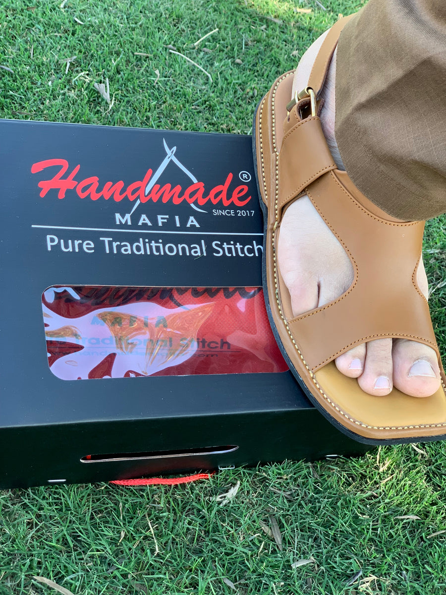 Article M-018 exquisite craftsmanship of Zalmi Panjedar Brown handmade ...